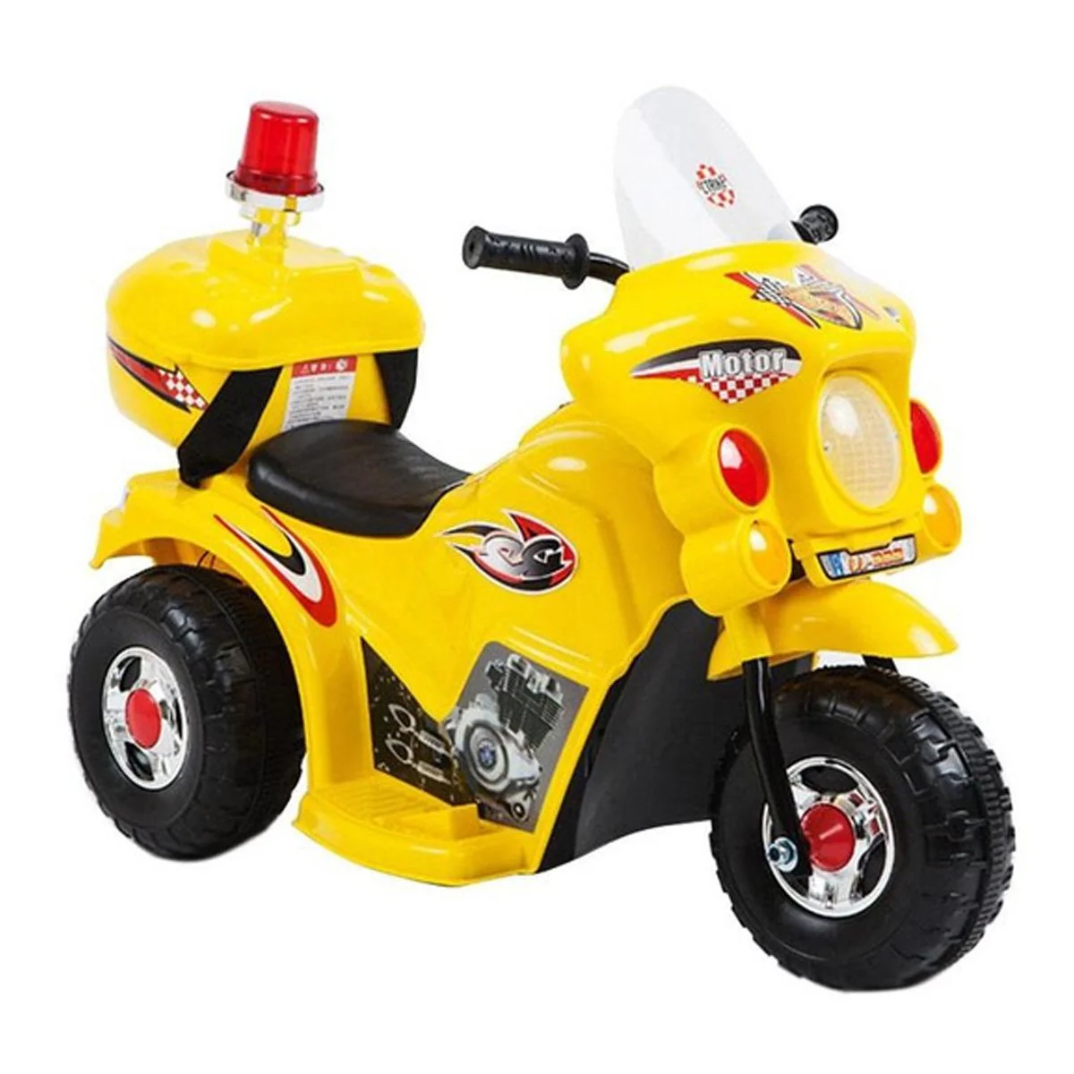 Rechargeable Motor Bike for Kids: Police Bike - Tash Baby Care
